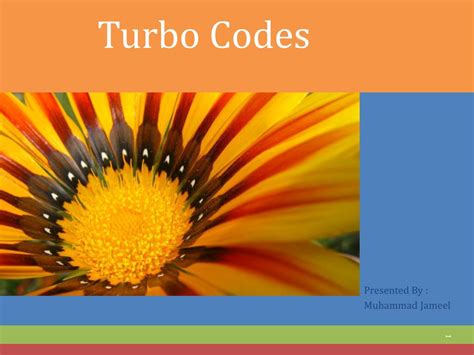 PPT Turbo Codes PowerPoint Presentation Free Download ID