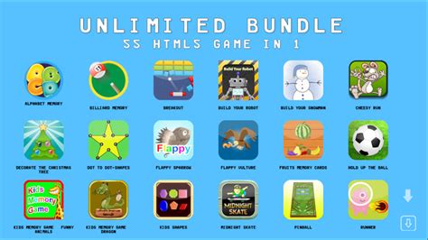 55 Construct 2 And Gamemaker Html5 Game In 1 Bundle For Web And Android