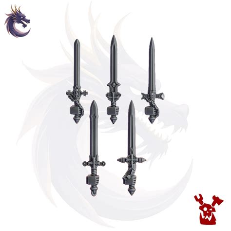 Crusader Swords X5 Ct Miniatures Uk Crusader Swords X5 Ct Miniatures Uk