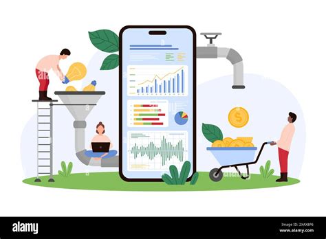 Data Analysis Funnel For Light Bulb Flow Conversion In Gold Coins Using Financial Analytics In