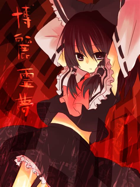 Hakurei Reimu Touhou Drawn By Nanosekyu Danbooru