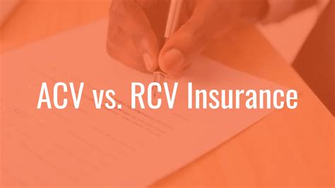 Understanding Acv And Rcv Insurance Differences