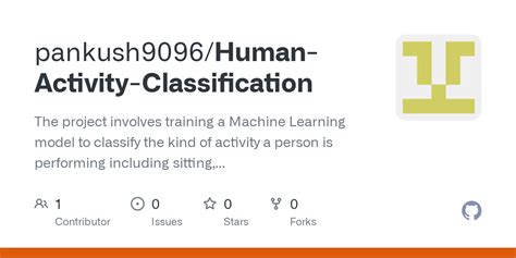 Github Pankush9096 Human Activity Classification The Project Involves Training A Machine