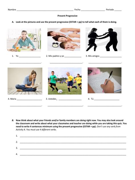 Present Progressive Quiz 2 Pdf