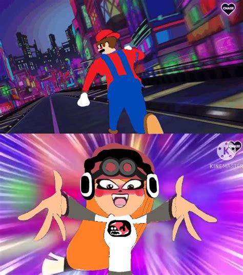 Mario Running To Hide Away From Meggy By Themovieverse On Deviantart