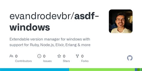 Github Evandrodevbrasdf Windows Extendable Version Manager For