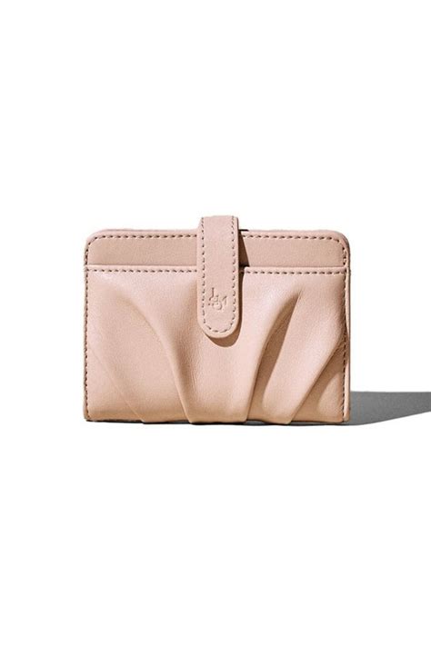 도우 콤팩트 명함 지폐 여성가죽카드지갑 파우더핑크 Le Masque