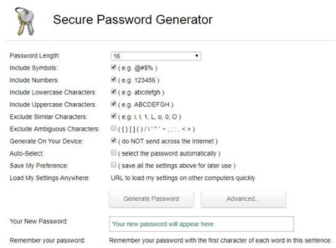 Sordum Random Password Generator Creates Random Passwords