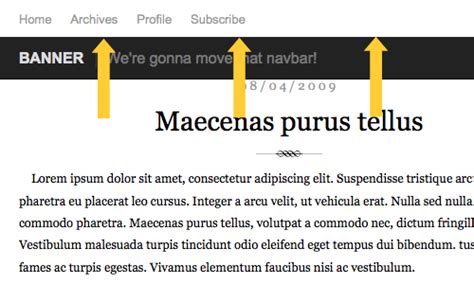 CSS Hack Move Your TypePad Navbar Above The Banner Everything Typepad