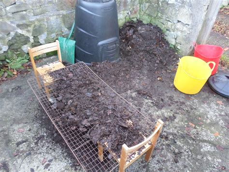 Small Scale Compost Sifting