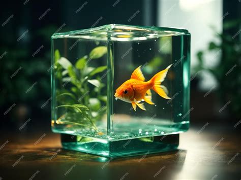 Premium Ai Image A Small Closed Glas Cube With Rounded Corners An