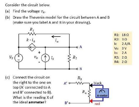Solved Consider The Circuit Below A Find The Voltage Va Chegg Com