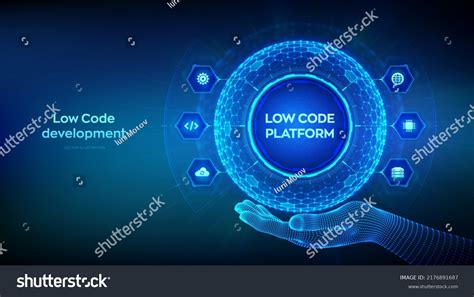 low code platform low code development royalty free stock vector