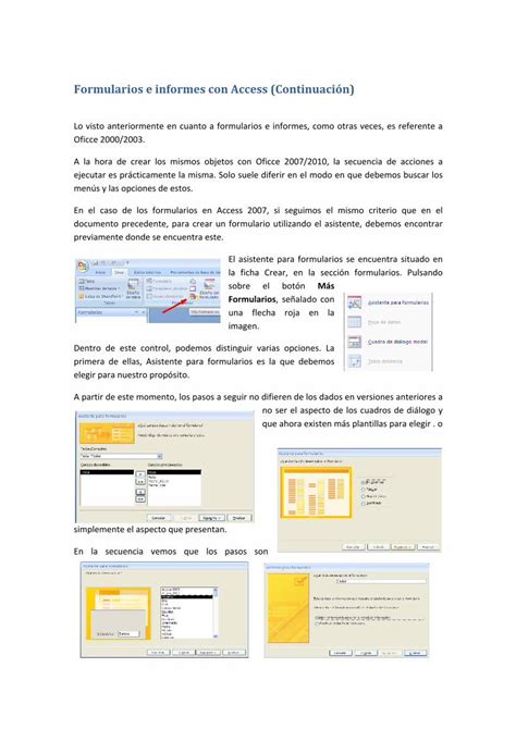Pdf Formularios E Informes En Access Continuación Dokumen Tips