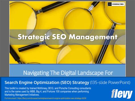 Search Engine Optimization Seo Strategy Ppt Slide Deck