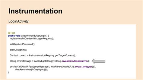 A Guide To Android Automated Testing Ppt