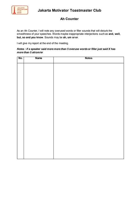 Ah Counter Script Docx