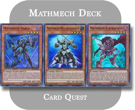 Yu Gi Oh Complete Mathmech Deck Toys And Games