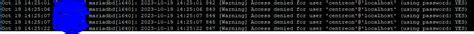 Mariadb Access Denied For User Centreonlocalhost Community