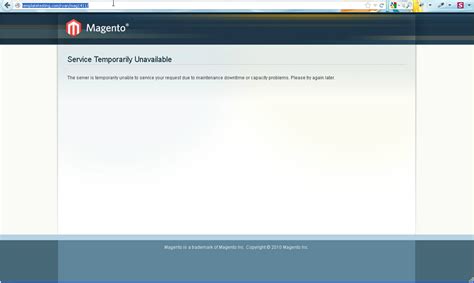 how to enable maintenance mode in magento alamalak technologies blog