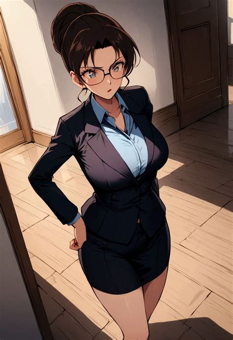 Detective Conan ，eri Kisaki， Is A Female Lawyer Seaart Ai