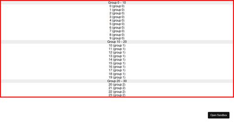 Groupedvirtuoso Scrolling Issue Codesandbox