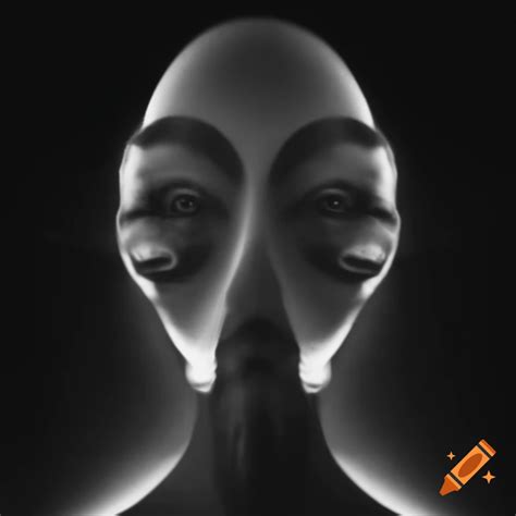 Surreal Monochrome Artwork Featuring Abstract Elements On Craiyon