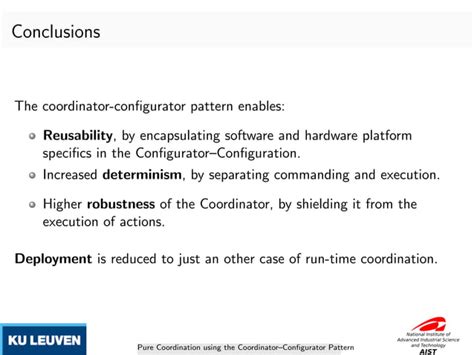 Pure Coordination Using The Coordinator Configurator Pattern Ppt