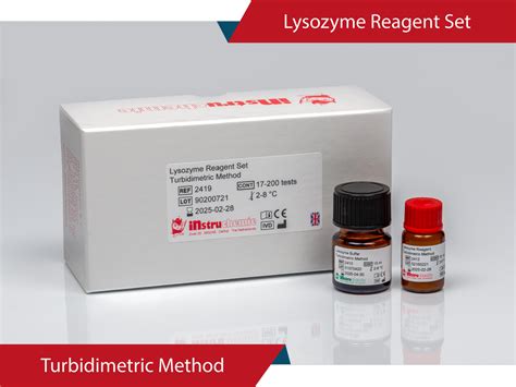 Lysozyme Reagent Set Turbidimetric Method — Instruchemie