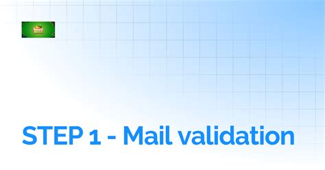 Step 1 Mail Validation My Lovely Planet