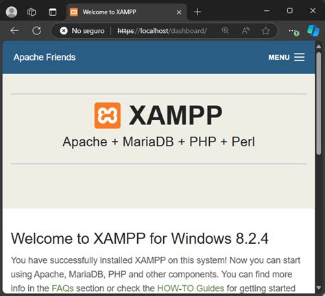 Activar En Sitio Web De Desarrollo Con Xampp Y Apache Proyecto A
