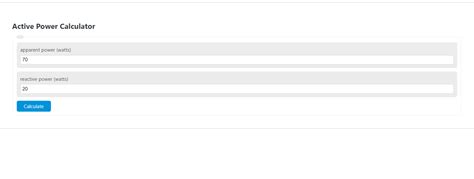 Active Power Calculator Calculator Academy