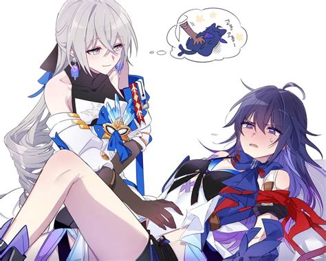 Bronya Rand And Seele Honkai And 1 More Drawn By 6yuchae Danbooru