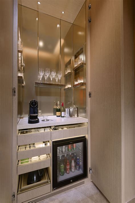 Mini Bar Glasses Wine Coffee Fridge Drink Morpheus Hotel Luxury Hotel