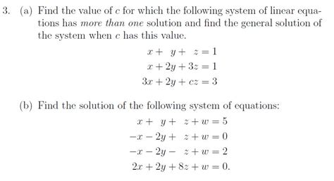 Solved A Find The Value Of C For Which The Following Chegg Com