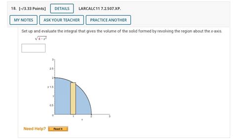 Solved Find The Volume Of The Solid Generated By Revolving