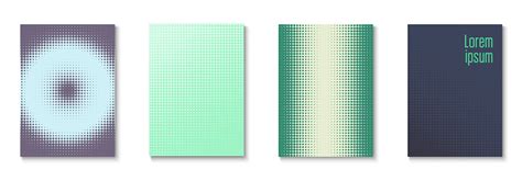 선 템플릿 세트 미니멀 아트를 사용한 여름 컨셉 젊은 힙스터 디자인 연간 페이지 하프톤 플라이어 미니멀리스트 도트 포스터 기하학적 그래픽 패턴입니다 트렌디한 라인 템플릿