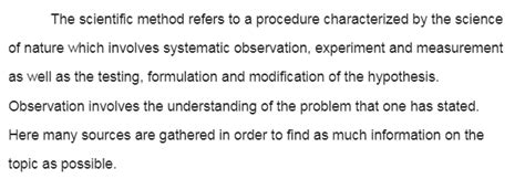 Applications Of The Scientific Method Homework Help
