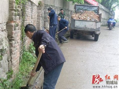 育林社区开展爱卫月活动乡镇街道鹤城区新闻网