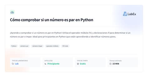 Cómo Comprobar Si Un Número Es Par En Python Labex