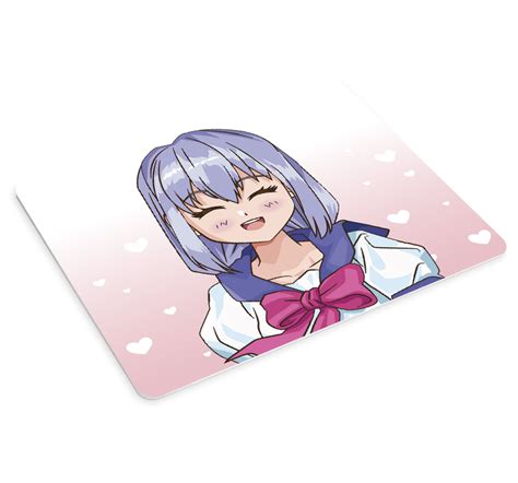 Sevimli Anime Kız Fare Mat Tenstickers