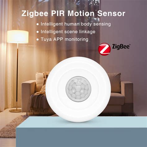 Smart Home Zigbee WiFi PIR Human Body Detector 360 Degree All Round Detect Recessed Mounting