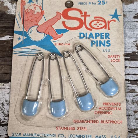 Vintage Diaper Pins Etsy