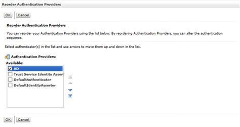 configuring weblogic to use ldap