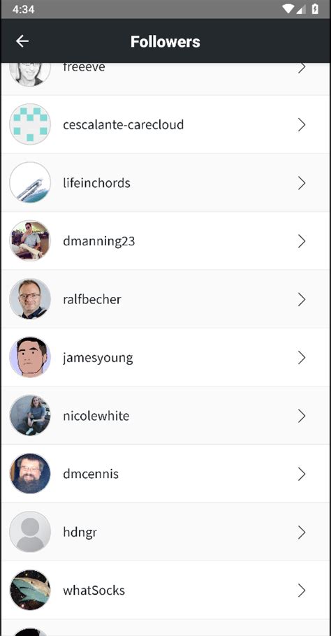 GitHub Acerezci React Native Github Api Project A Github Application Developed By Using React