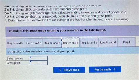 solved exercise 6 4 static calculate inventory amounts