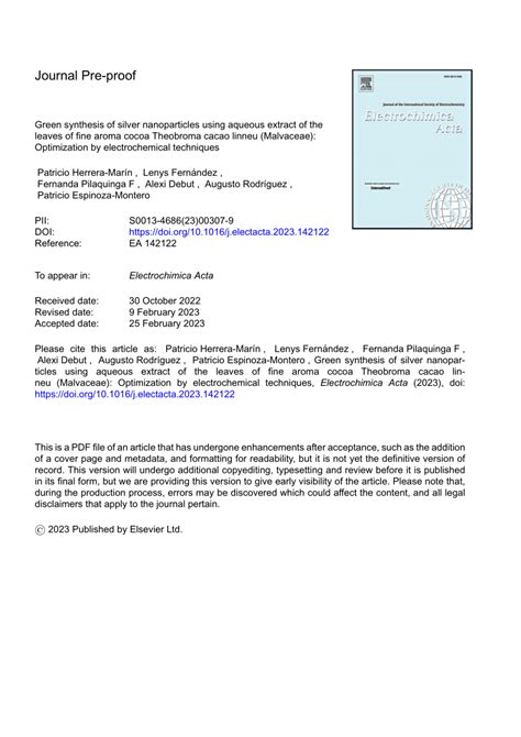 pdf green synthesis of silver nanoparticles using aqueous extract of