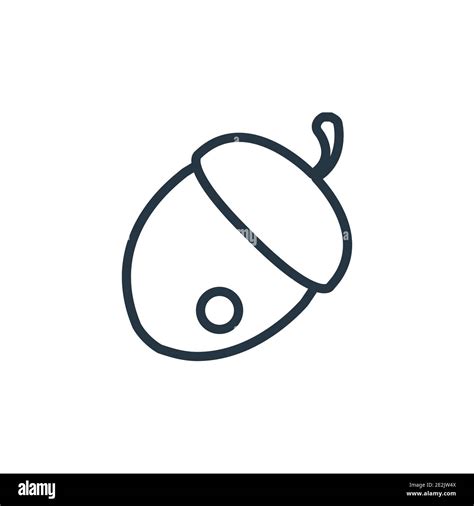 nut outline vector icon thin line black nut icon flat vector simple element illustration from