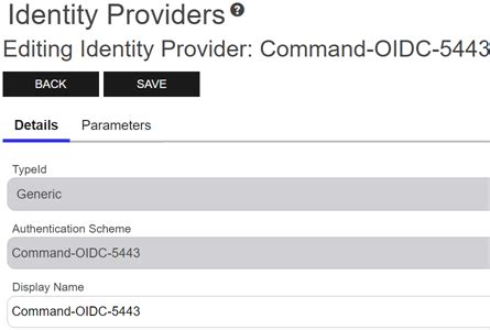 Identity Provider Operations