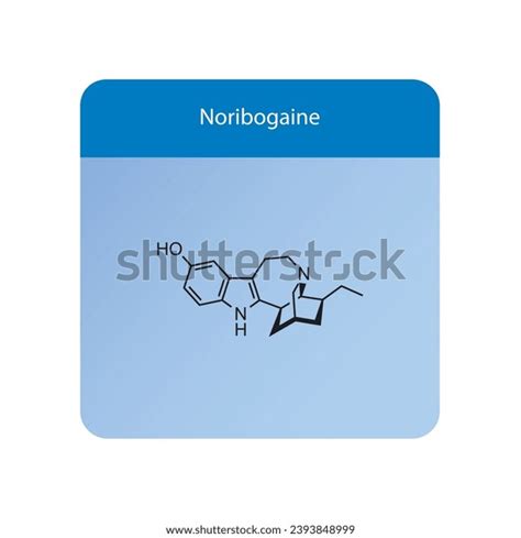 Tbg Molecular Structure Skeletal Formula Diagram Stock Vector Royalty